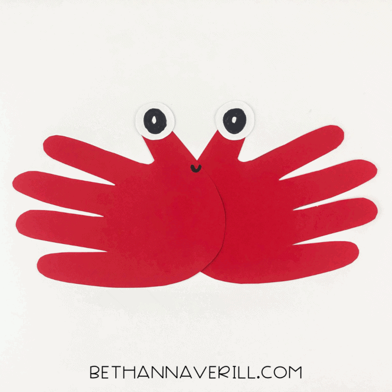 Crab Handprint Craft | Beth Ann Averill