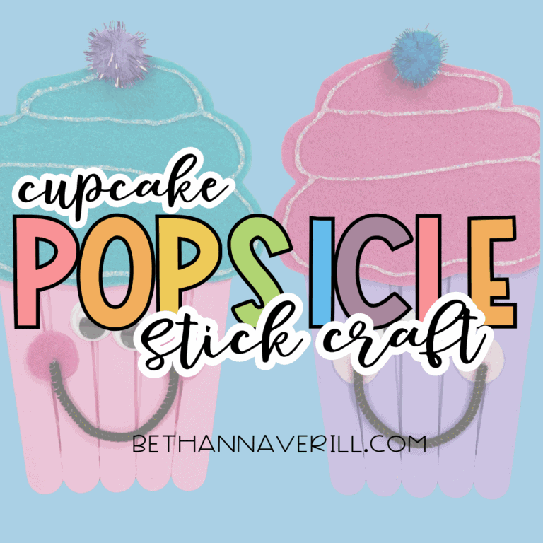 Cupcake Craft Stick Project | Beth Ann Averill