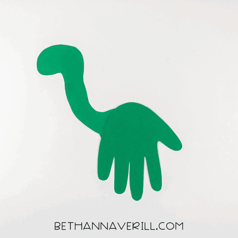 Dinosaur Handprint Craft | Beth Ann Averill