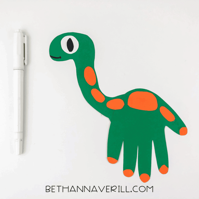 Dinosaur Handprint Craft | Beth Ann Averill
