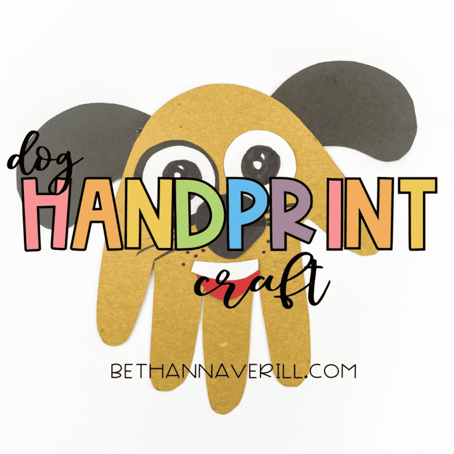 Dog Handprint Craft | Beth Ann Averill