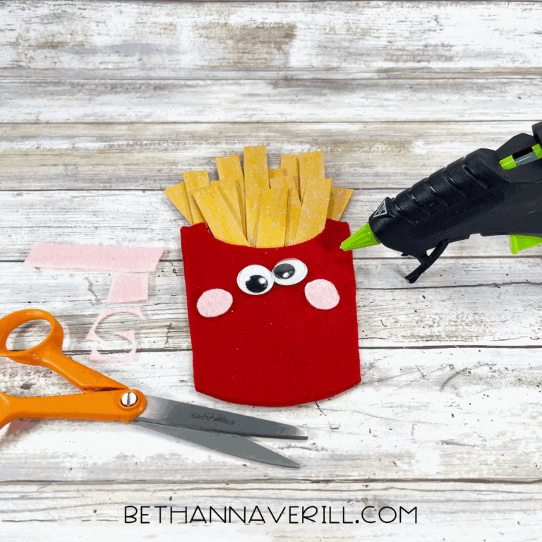 French Fries Craft Stick Project | Beth Ann Averill