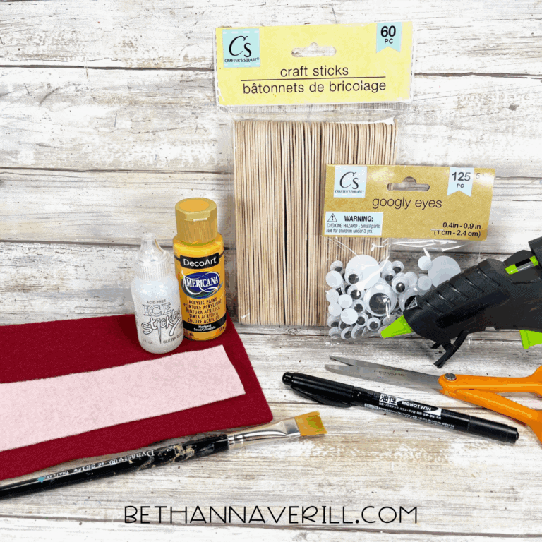 French Fries Craft Stick Project | Beth Ann Averill