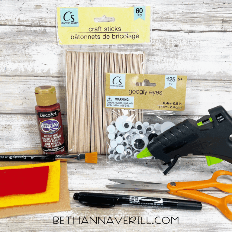 Hot Dog Craft Stick Project | Beth Ann Averill