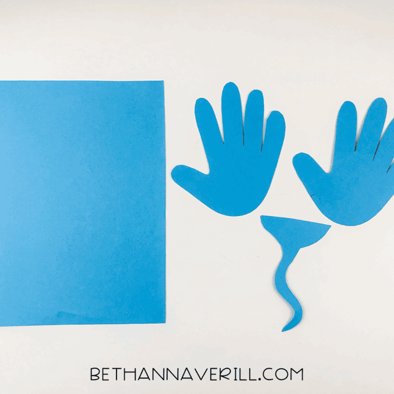 Manta Ray Handprint Craft | Beth Ann Averill