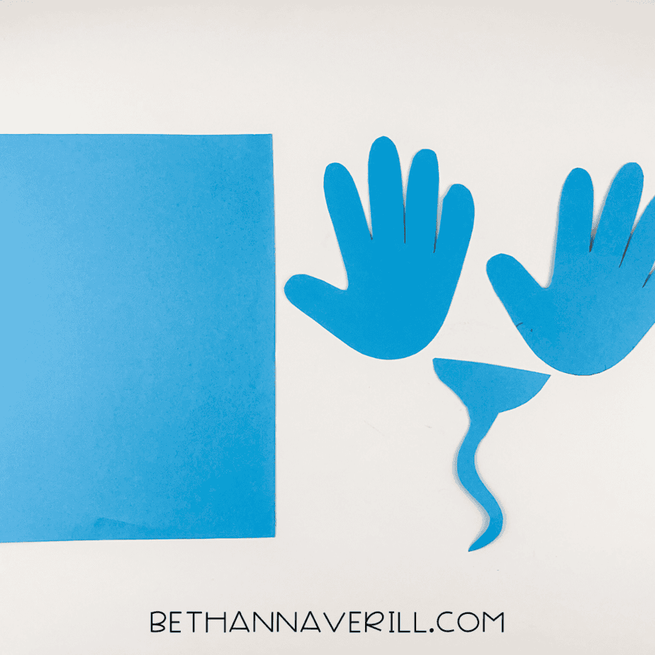Manta Ray Handprint Craft | Beth Ann Averill