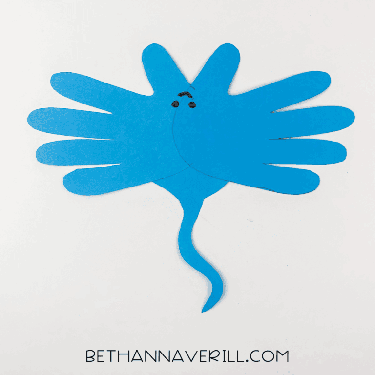 Manta Ray Handprint Craft | Beth Ann Averill