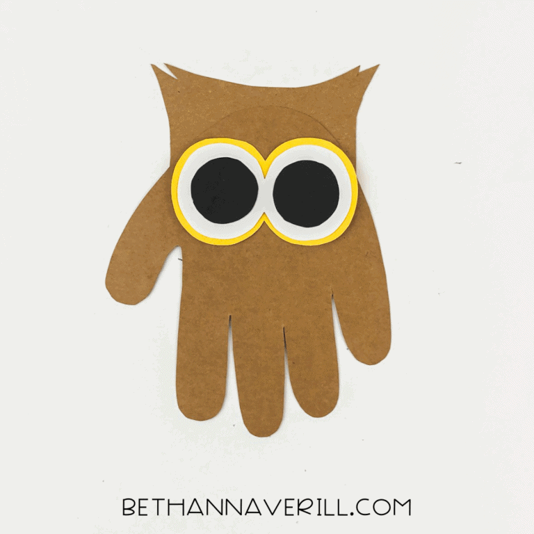 Owl Handprint Craft | Beth Ann Averill