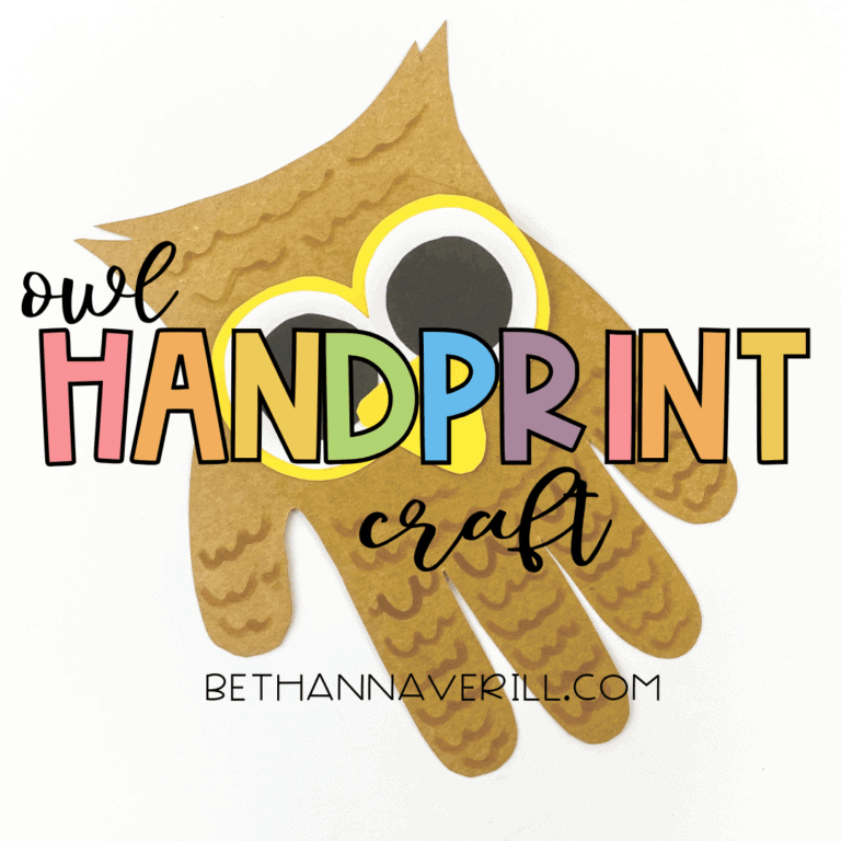 Owl Handprint Craft | Beth Ann Averill