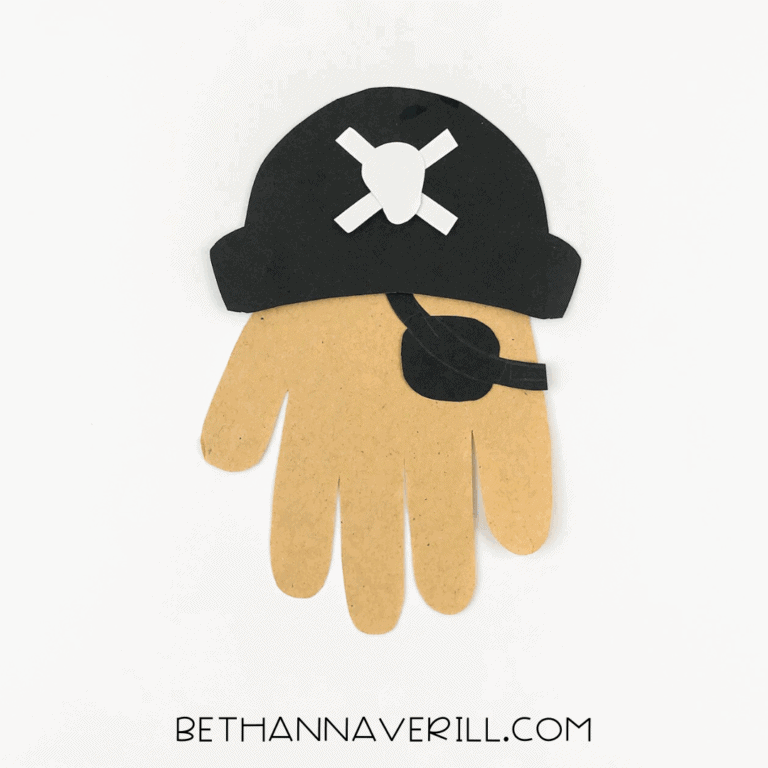 Pirate Handprint Craft | Beth Ann Averill