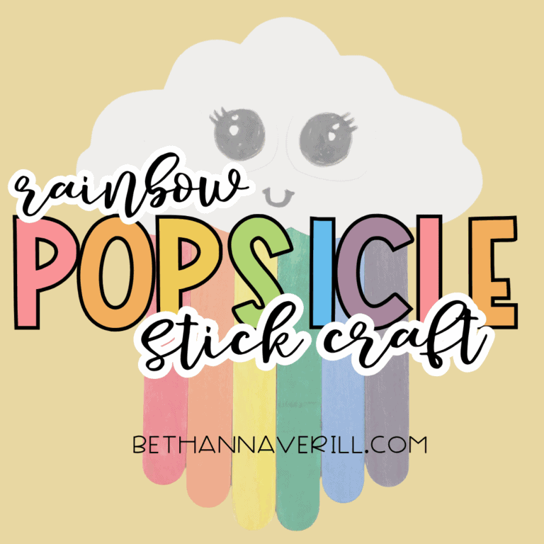 Rainbow Craft Stick Project | Beth Ann Averill