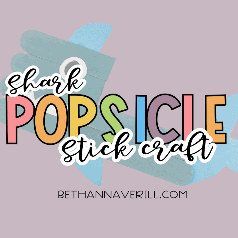 Shark Craft Stick Project | Beth Ann Averill