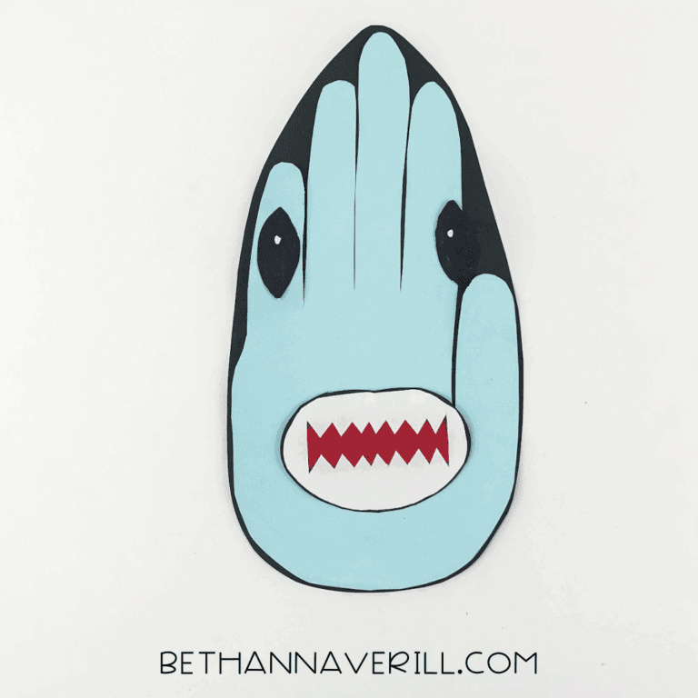 Shark Handprint Craft | Beth Ann Averill