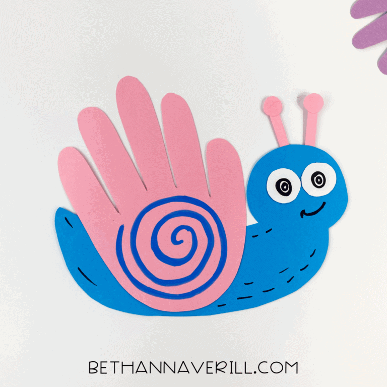 Snail Handprint Craft | Beth Ann Averill