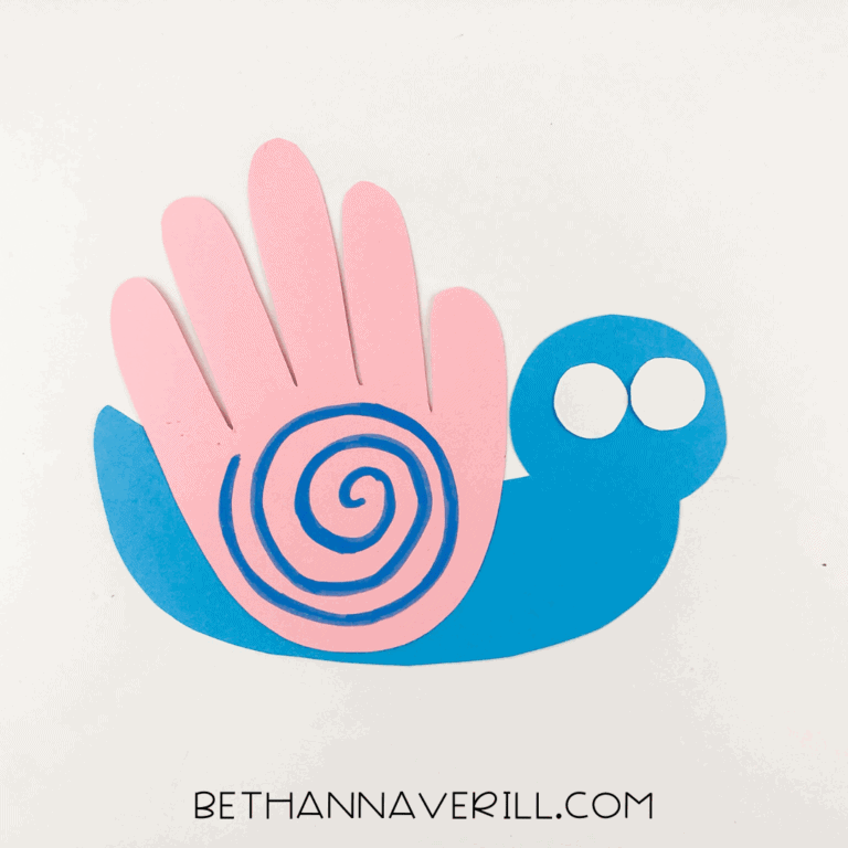 Snail Handprint Craft | Beth Ann Averill