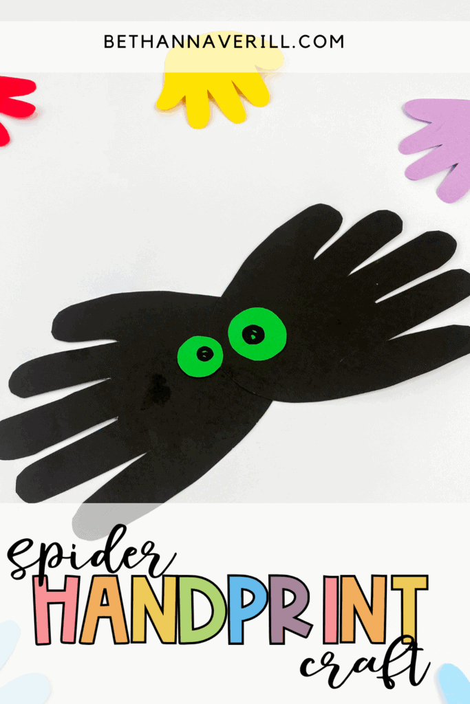 Spider Handprint Craft | Beth Ann Averill