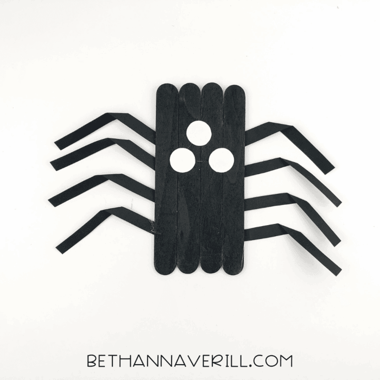 Spider Craft Stick Project | Beth Ann Averill
