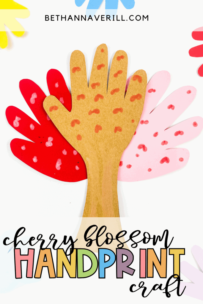 Cherry Blossom Tree Handprint Craft | Beth Ann Averill