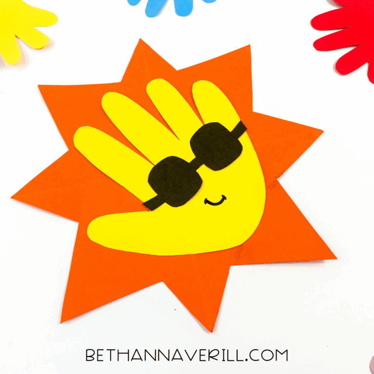 Sun Handprint Craft | Beth Ann Averill