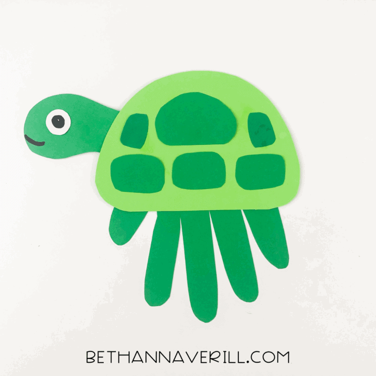 Turtle Handprint Craft | Beth Ann Averill