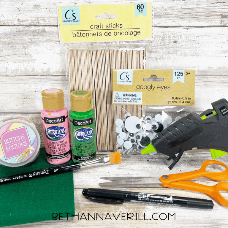 Turtle Craft Stick Project | Beth Ann Averill