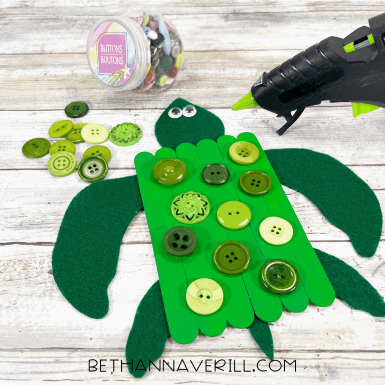 Turtle Craft Stick Project | Beth Ann Averill