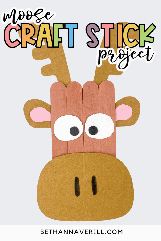 Moose Craft Stick Project | Beth Ann Averill