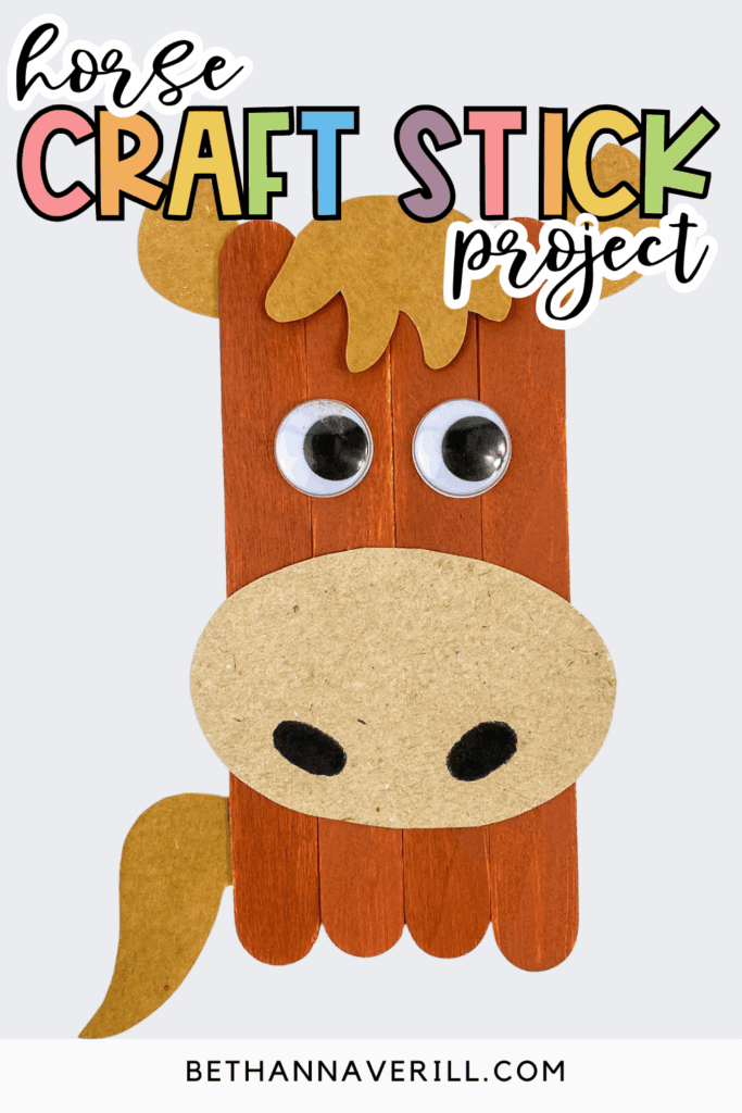 Horse Popsicle Stick Craft | Beth Ann Averill