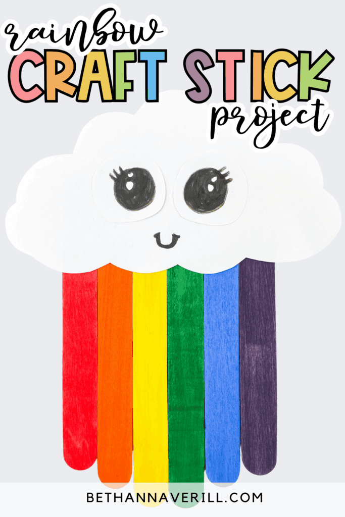 Rainbow Craft Stick Project | Beth Ann Averill