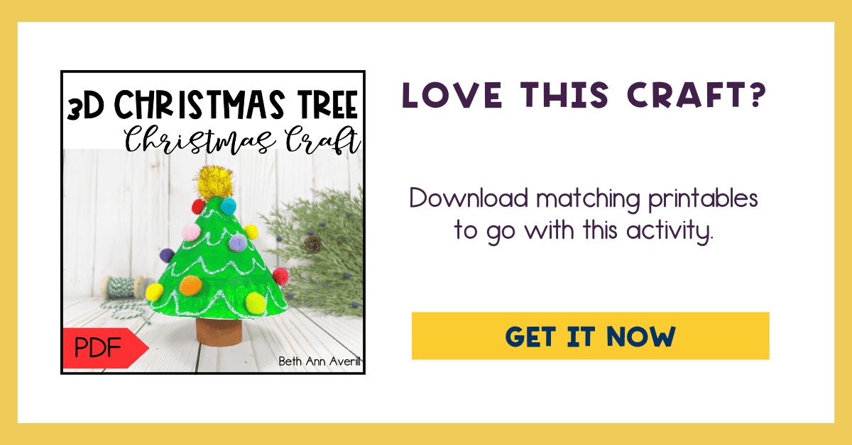 3D Christmas Tree Paper Plate Craft | Beth Ann Averill