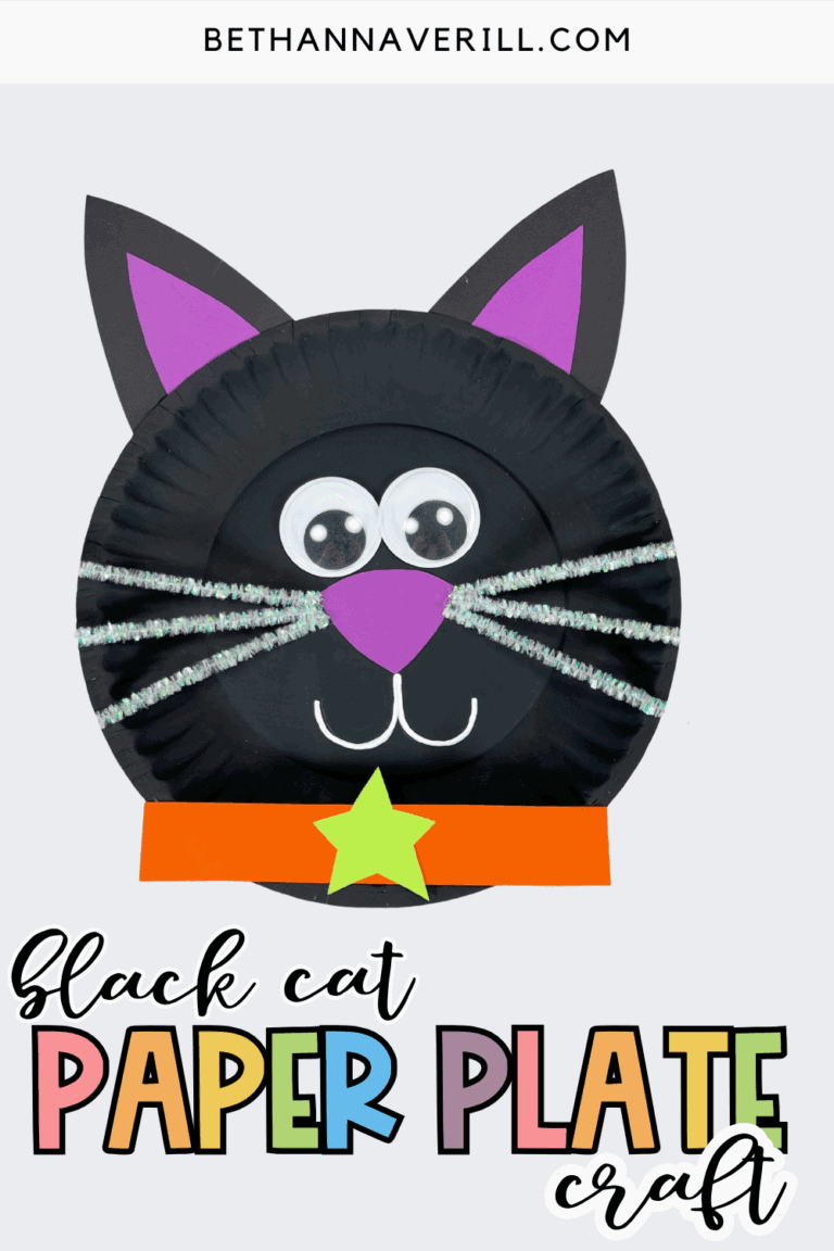 Black Cat Paper Plate Craft | Beth Ann Averill