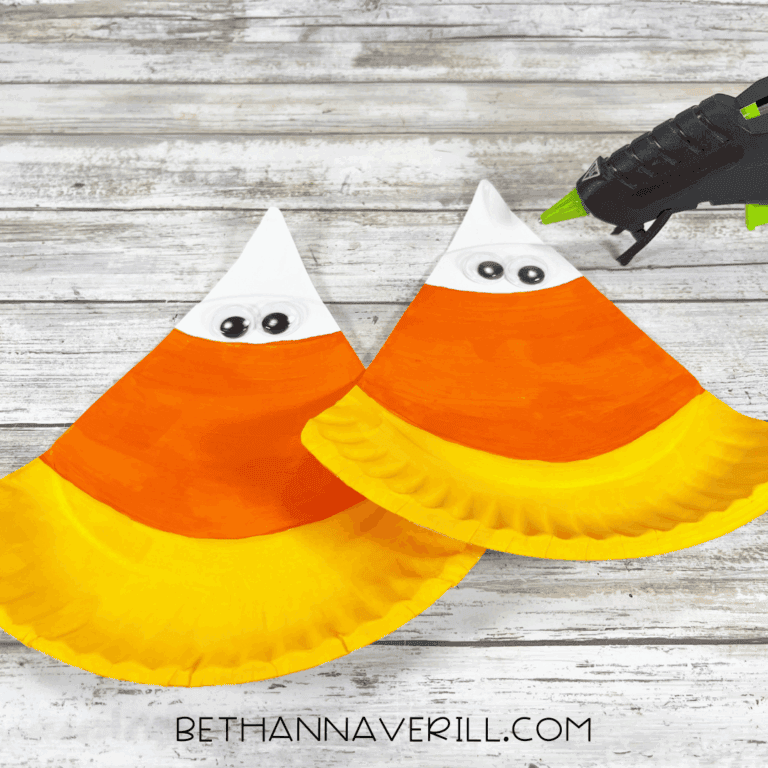 Candy Corn Paper Plate Craft | Beth Ann Averill