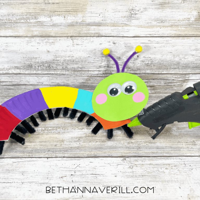 Paper Plate Caterpillar Craft | Beth Ann Averill