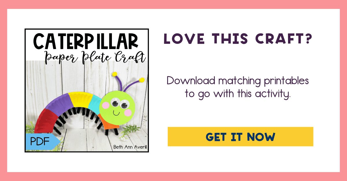Paper Plate Caterpillar Craft | Beth Ann Averill