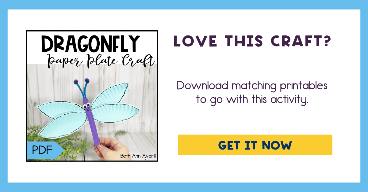 Dragonfly Paper Plate Craft | Beth Ann Averill