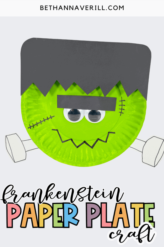 Frankenstein Paper Plate Craft | Beth Ann Averill