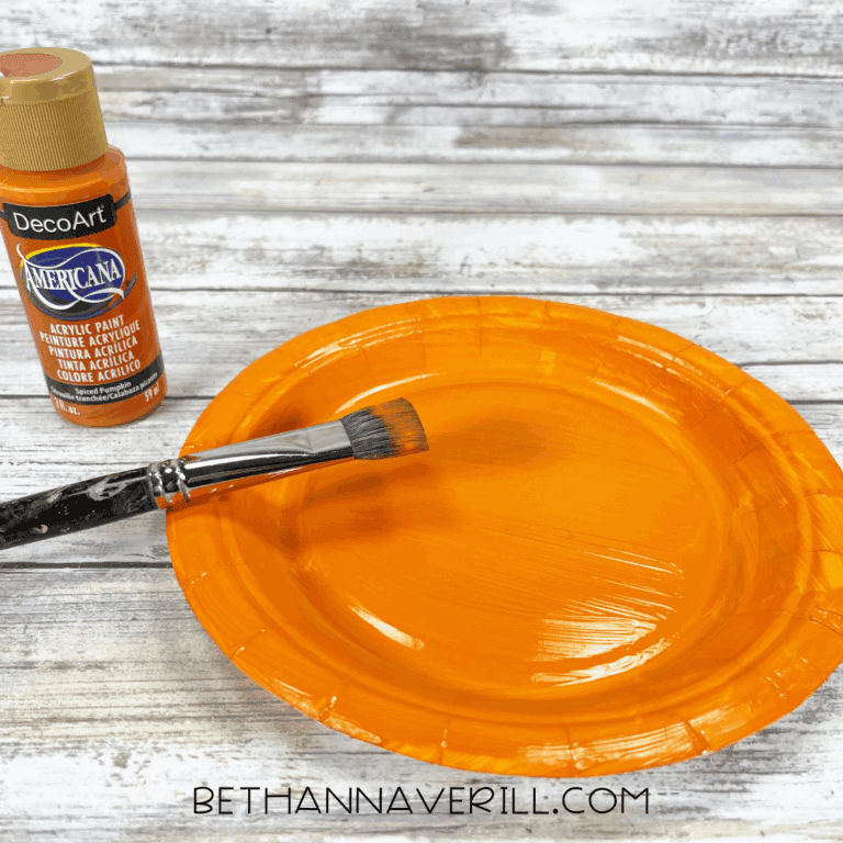 Paper Plate Jack-o-Lantern Craft | Beth Ann Averill