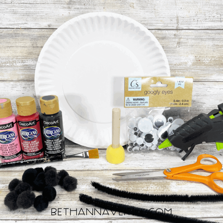 Paper Plate Ladybug Craft | Beth Ann Averill