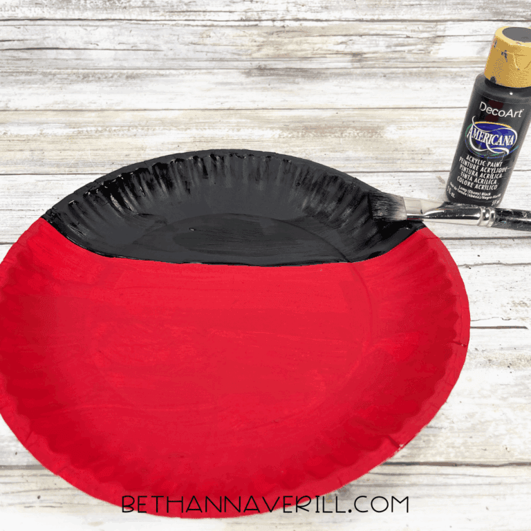 Paper Plate Ladybug Craft | Beth Ann Averill