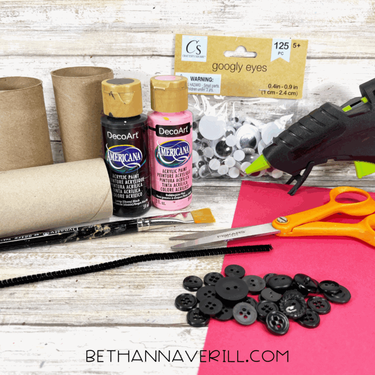 Ladybug Paper Roll Craft | Beth Ann Averill