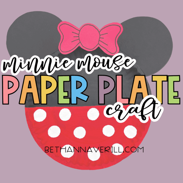Minnie Mouse Paper Plate Craft | Beth Ann Averill