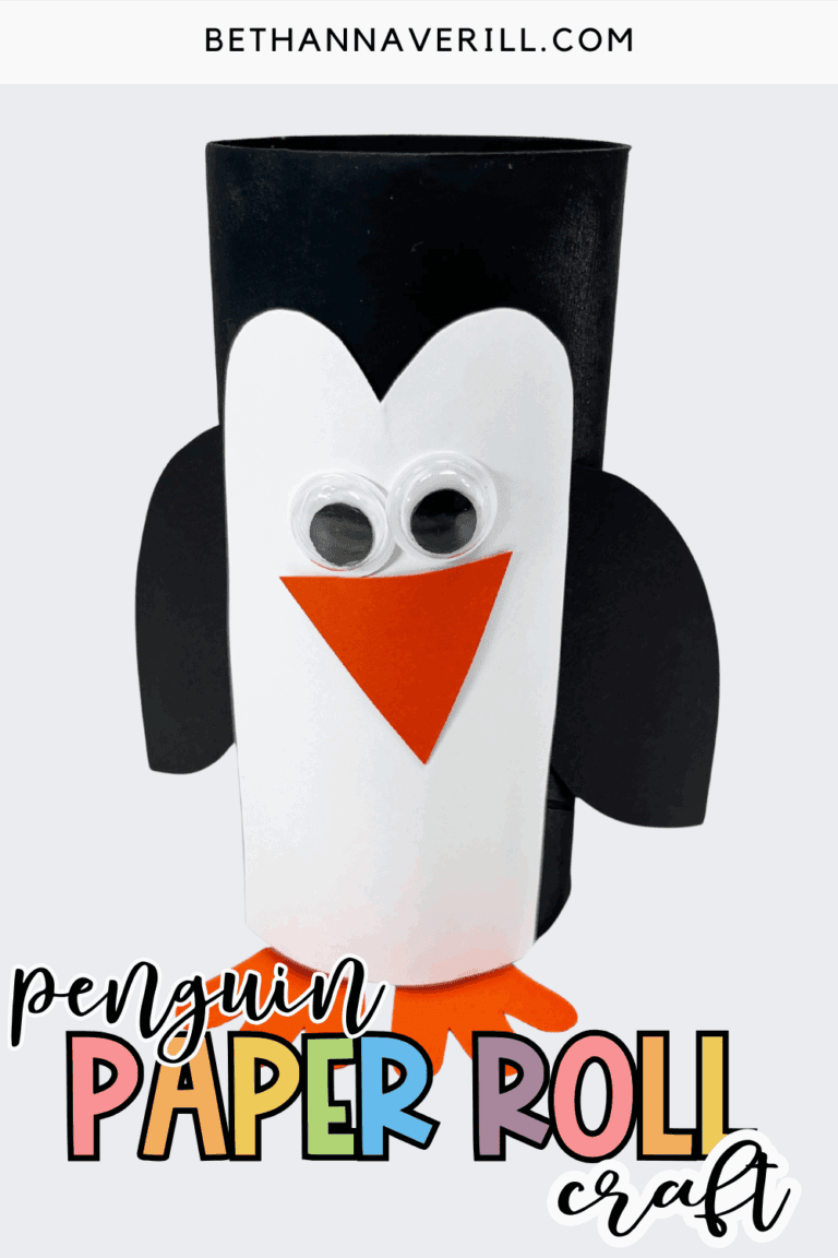 Penguin Paper Roll Craft | Beth Ann Averill
