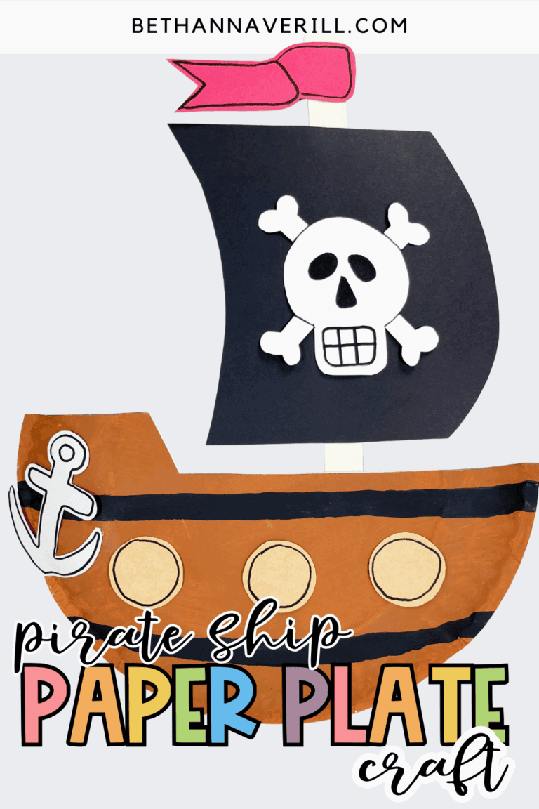 Pirate Ship Paper Plate Craft | Beth Ann Averill