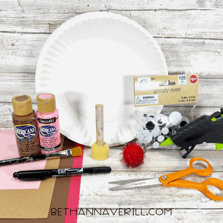 Rudolph Reindeer Paper Plate Craft | Beth Ann Averill