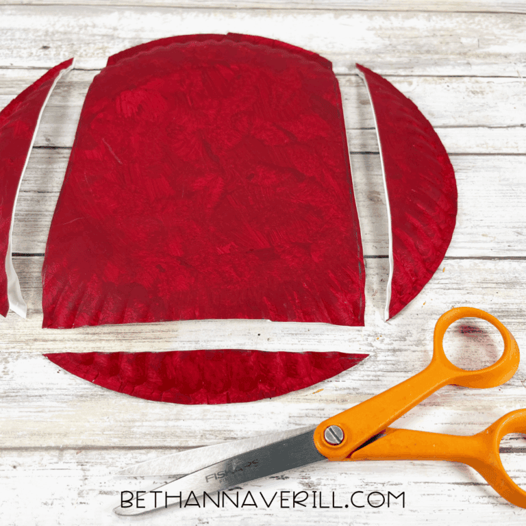 Santa Chimney Paper Plate Craft | Beth Ann Averill