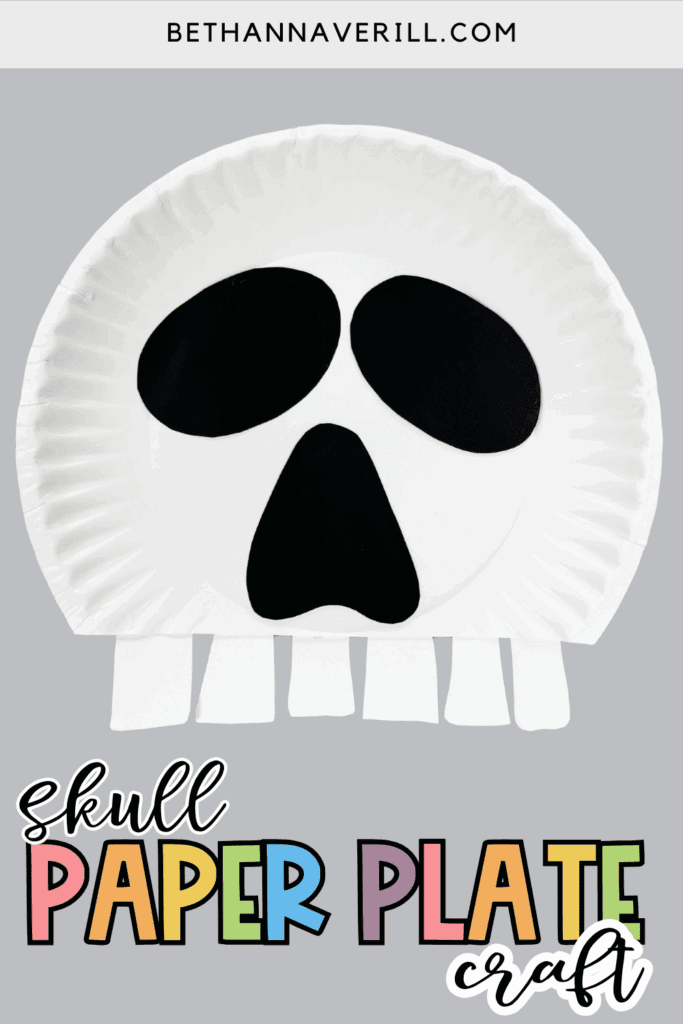 Paper Plate Skull Craft | Beth Ann Averill