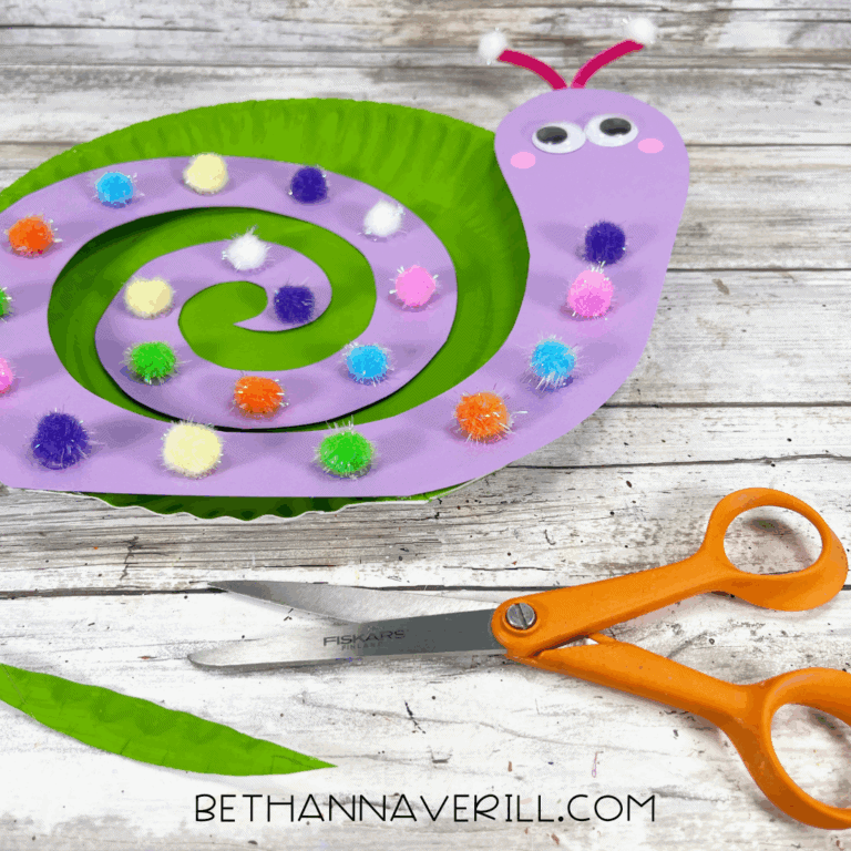 Paper Plate Snail Craft | Beth Ann Averill