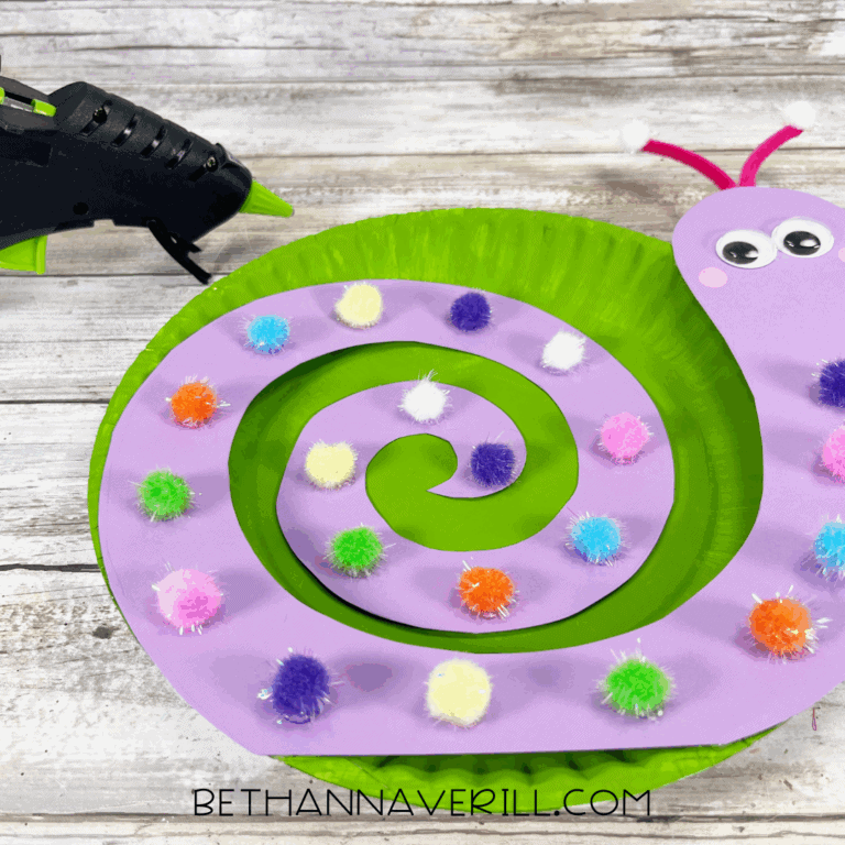 Paper Plate Snail Craft | Beth Ann Averill
