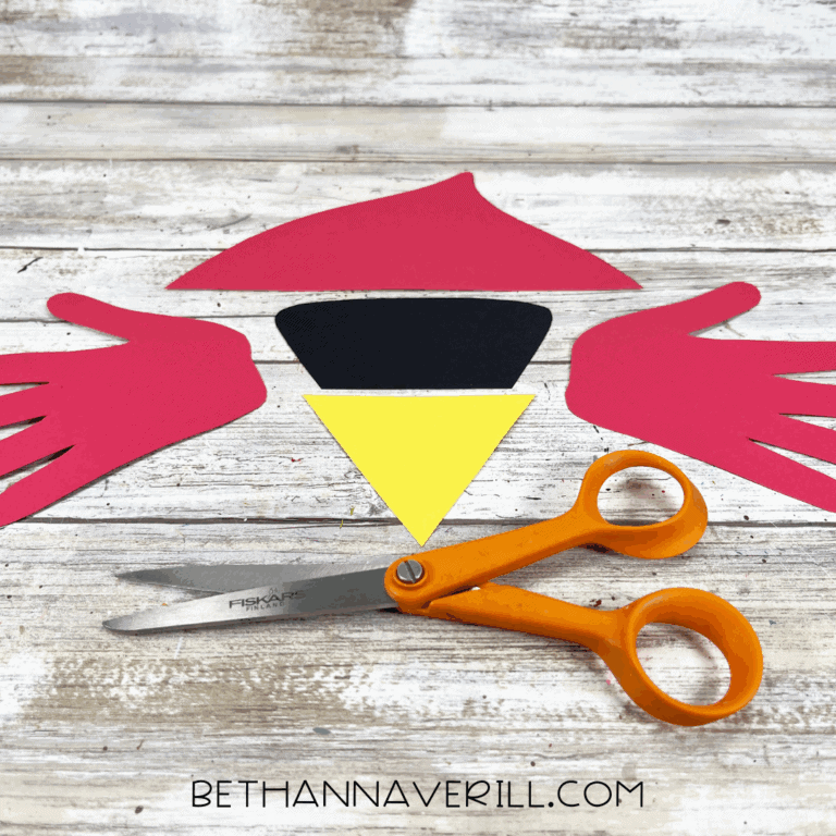 Cardinal Paper Plate Craft | Beth Ann Averill