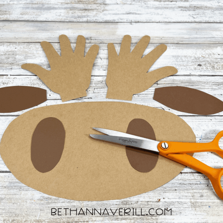 Moose Paper Plate Craft | Beth Ann Averill